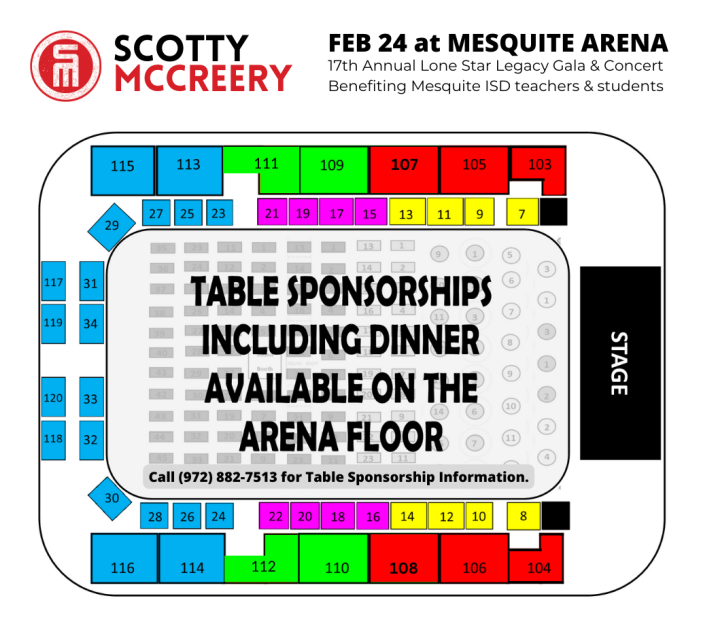 Gomez Western Wear Arena - 17th Annual Lone Star Legacy Gala & Concert ...