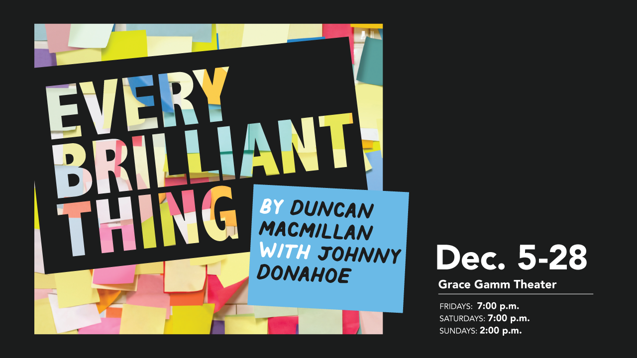 Boulder Ensemble Theatre Company - Every Brilliant Thing (On the Stage!)